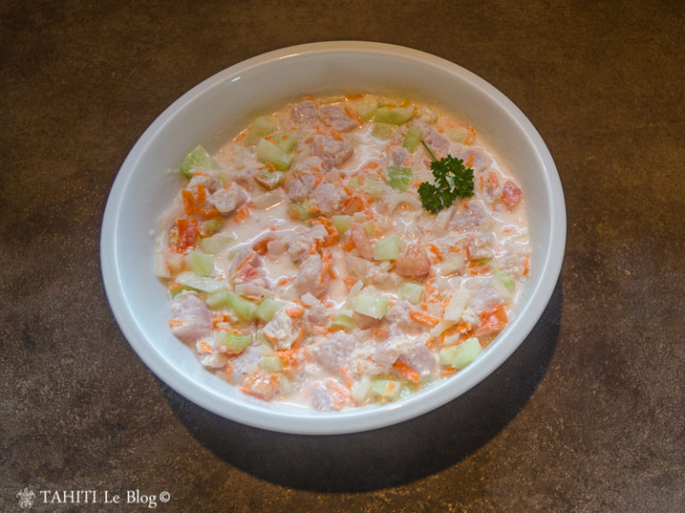 Poisson cru au lait de coco: la recette pour les nuls - Tahiti Le Blog